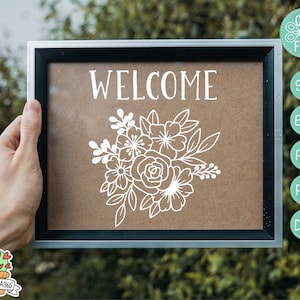 Floral Bouquet SVG: Flower Bunch Cut Files for Cricut (digital Download ...