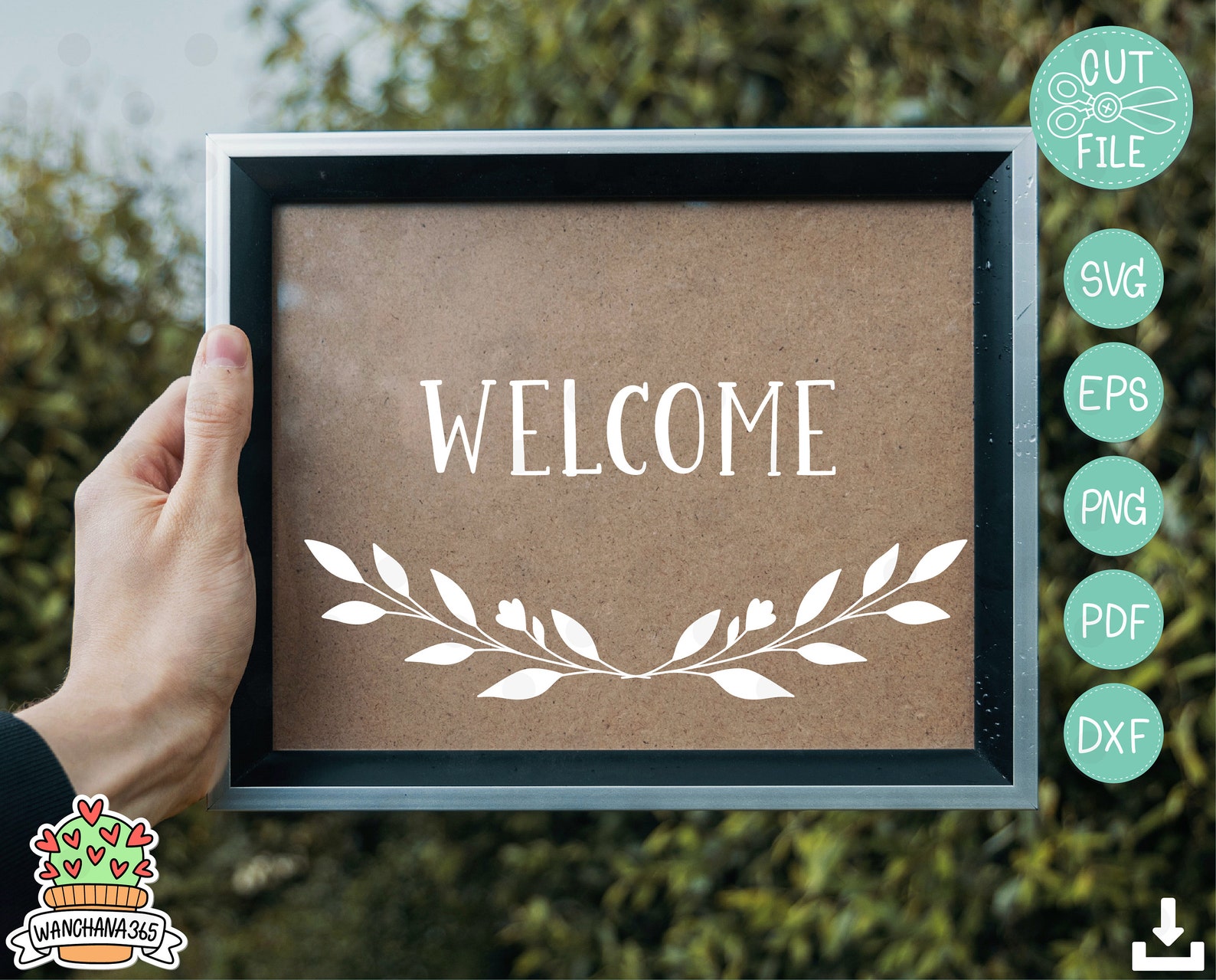 Greenery Text Divider Svg Bundle Botanical Border Svg Hand - Etsy