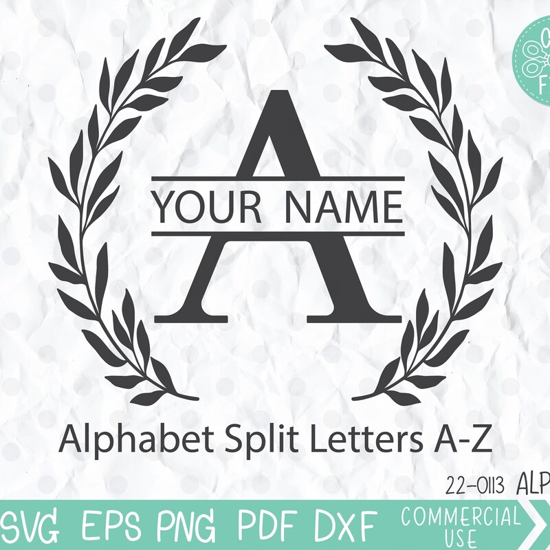 Monogram Svg Files - Etsy