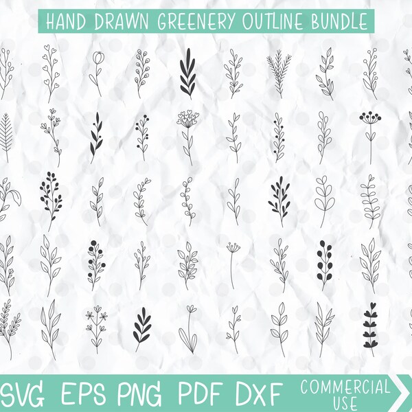 Greenery Svg - Etsy