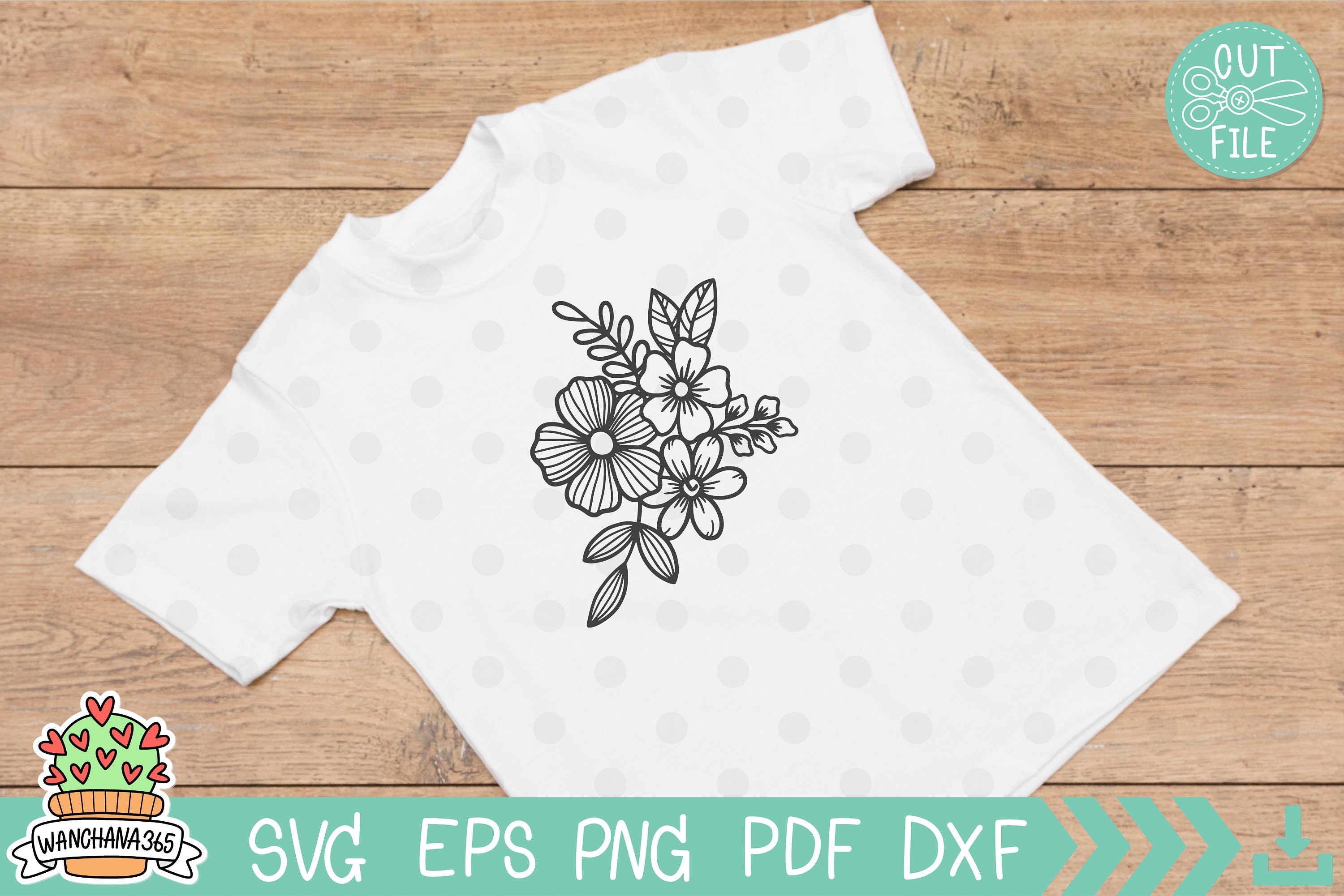 Flower SVG Floral Svg Floral Svg Bundle Flower Svg Cut - Etsy