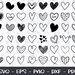 60 Doodle Heart Svg, Sketch Heart Svg, Hand Drawn Heart Svg, Heart ...