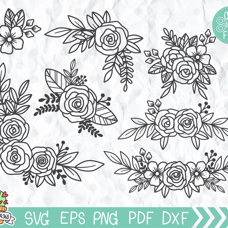Floral Svg - Etsy