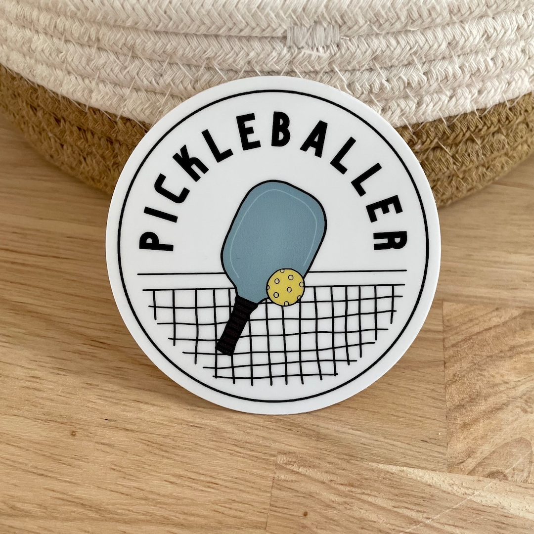 Pickleballer / VINYL STICKER / Pickle Ball Sticker / Water Bottle ...