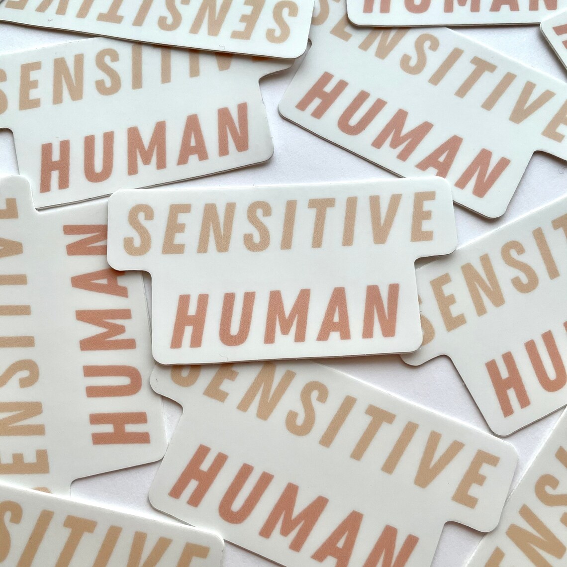 VINYL STICKER / Sensitive Human / Mental Health Sticker / Self - Etsy