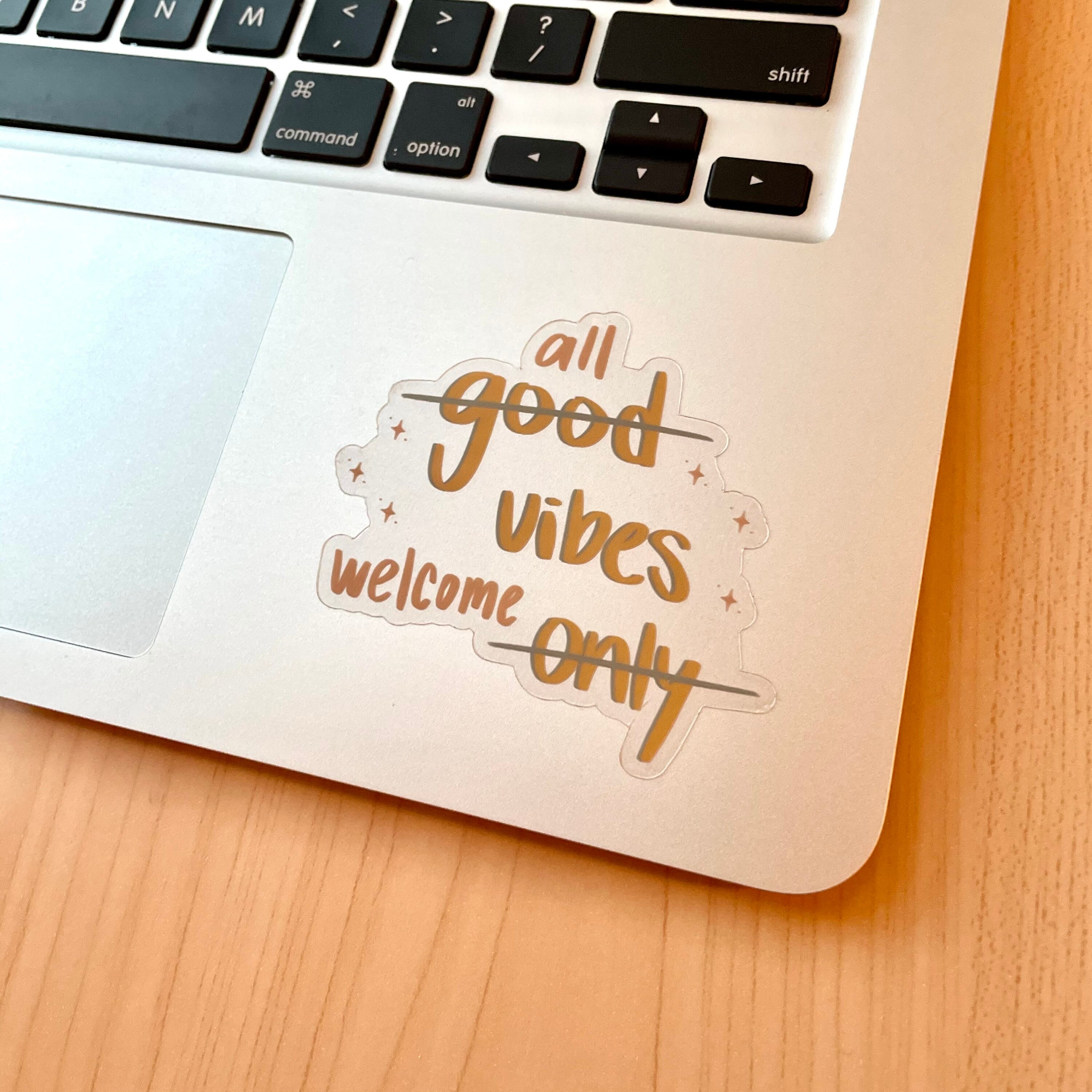 VINYL STICKER / All Vibes Welcome / Mental Health Sticker / - Etsy