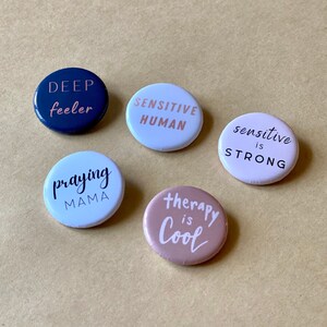 Pinback Button / Therapy is Cool / Mental Health Button / Stocking ...