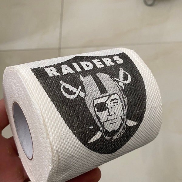 Raiders Toilet Paper - Etsy