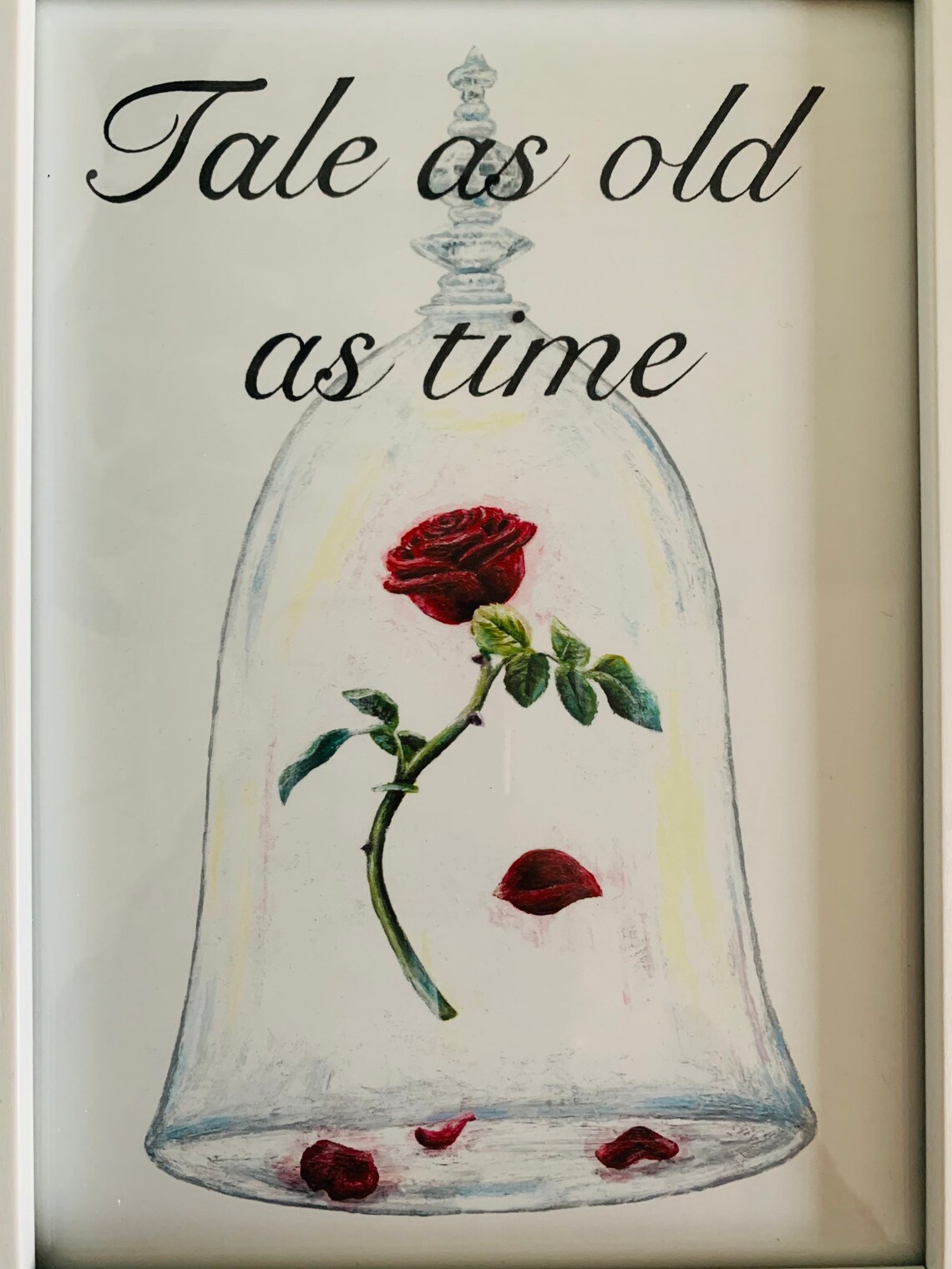 Beauty And The Beast Tale As Old As Time Quote Art Print Etsy UK Beauty And The Beast Tale As Old As Time Quote Art Print Etsy UK