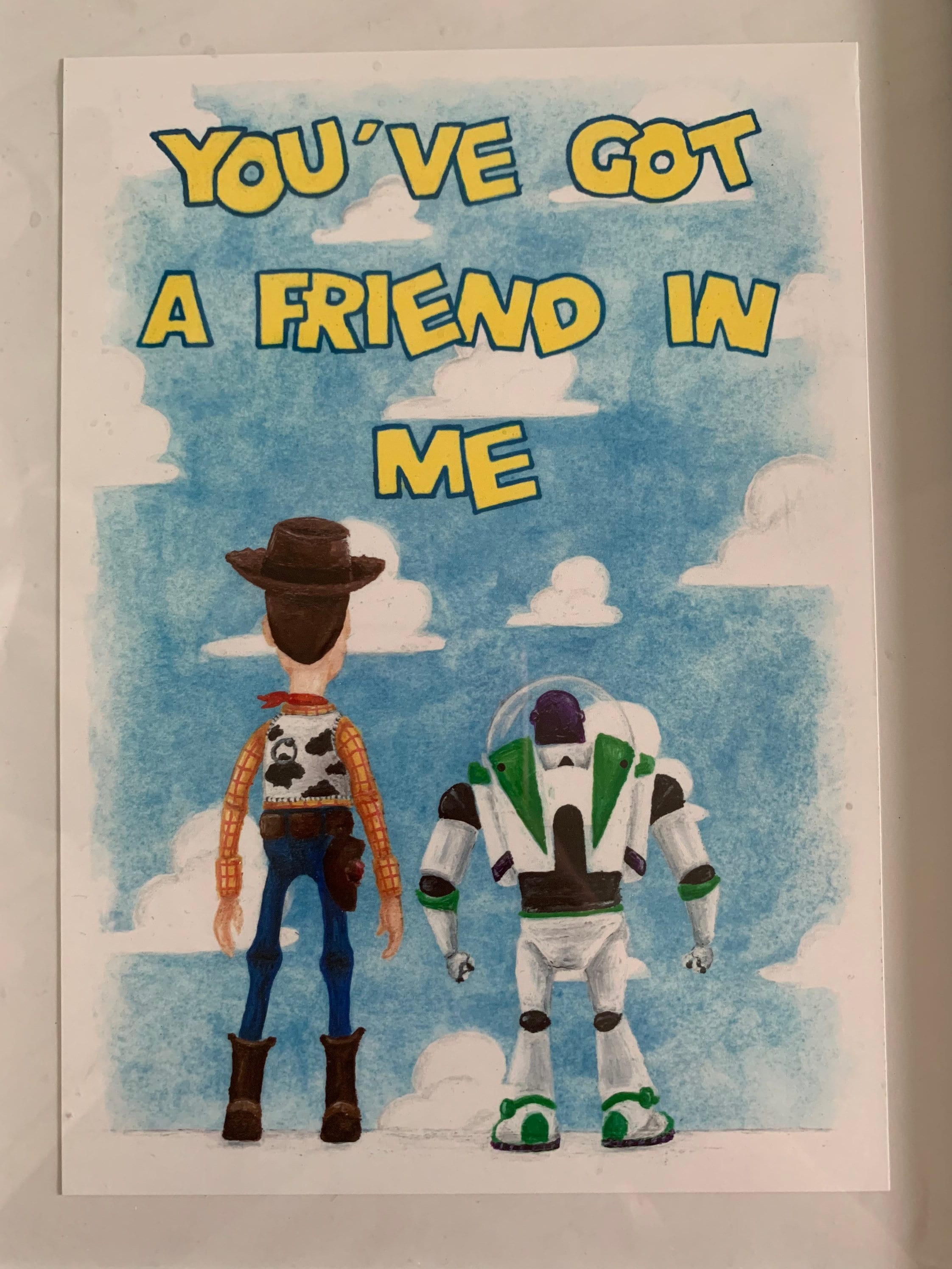 Toy Story Youve got a friend in me Quote Art Print | Etsy