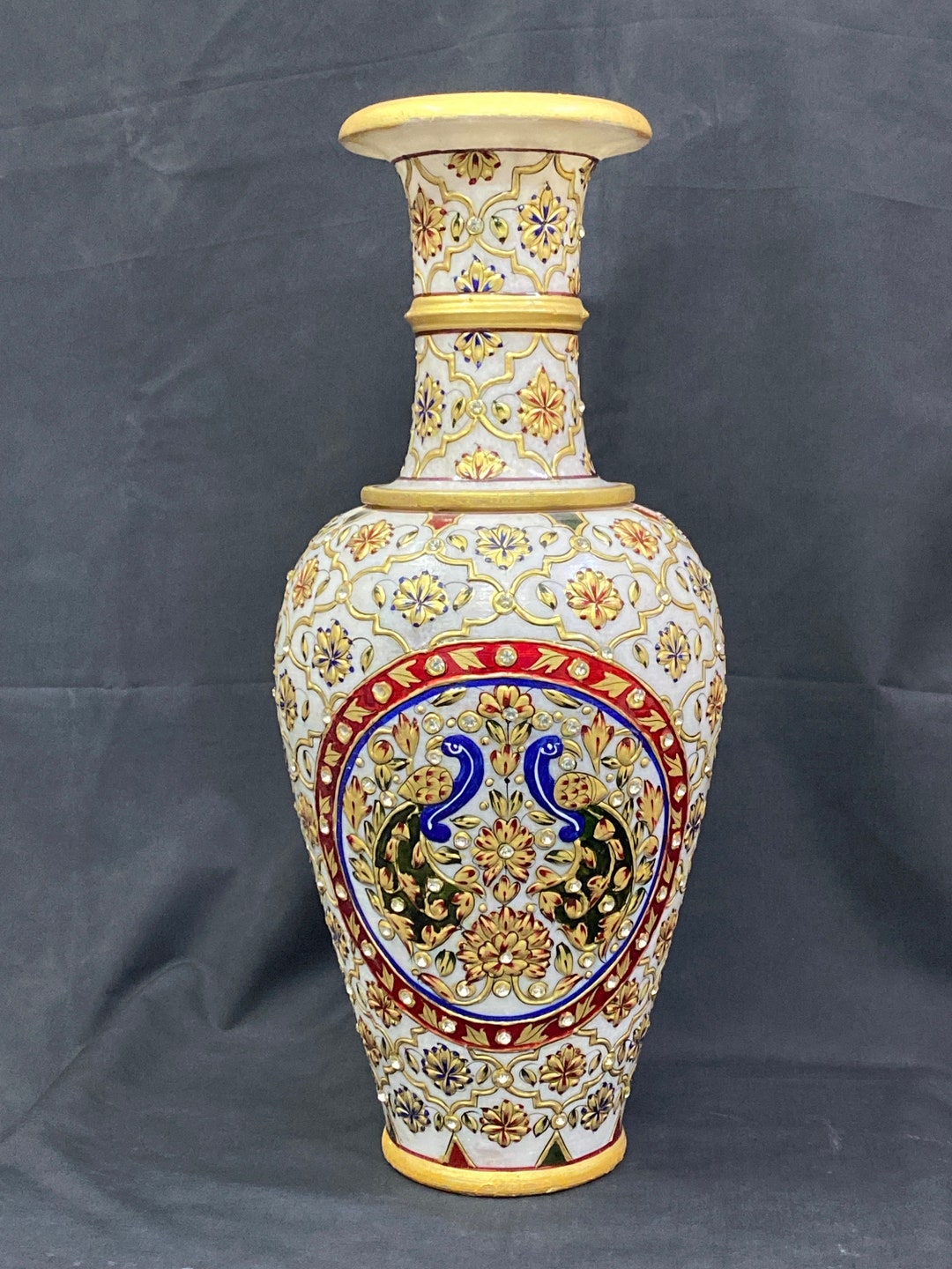 Marble Handicraft Vase - Etsy