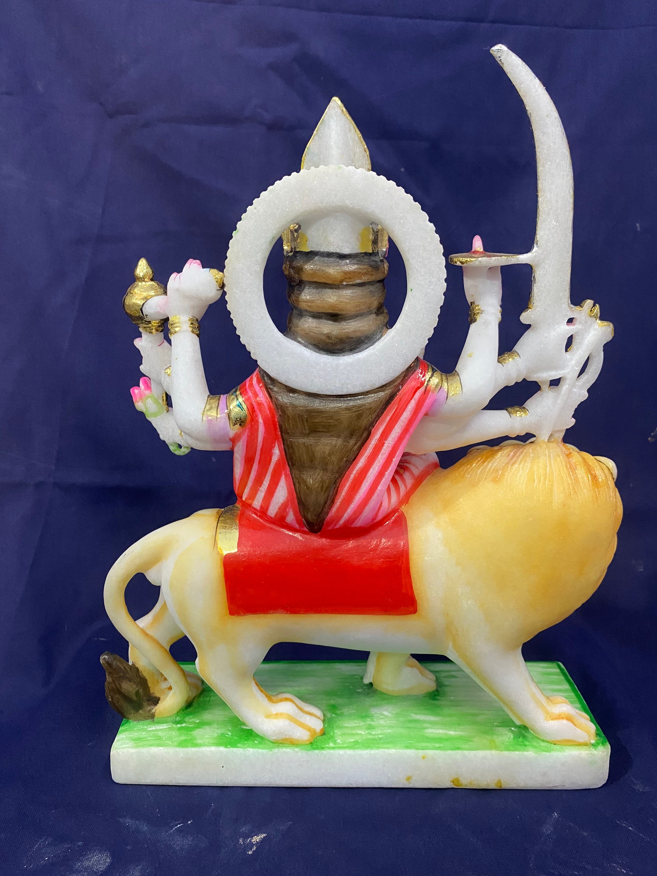 Marble Durga Maa Statue/ Devi Maa Statue - Etsy