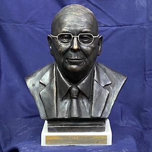 Charlie Munger Bronze Sculpture / Charles Thomas Munger Resin Fiber ...