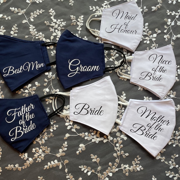 Wedding Masks Bride and Groom - Etsy