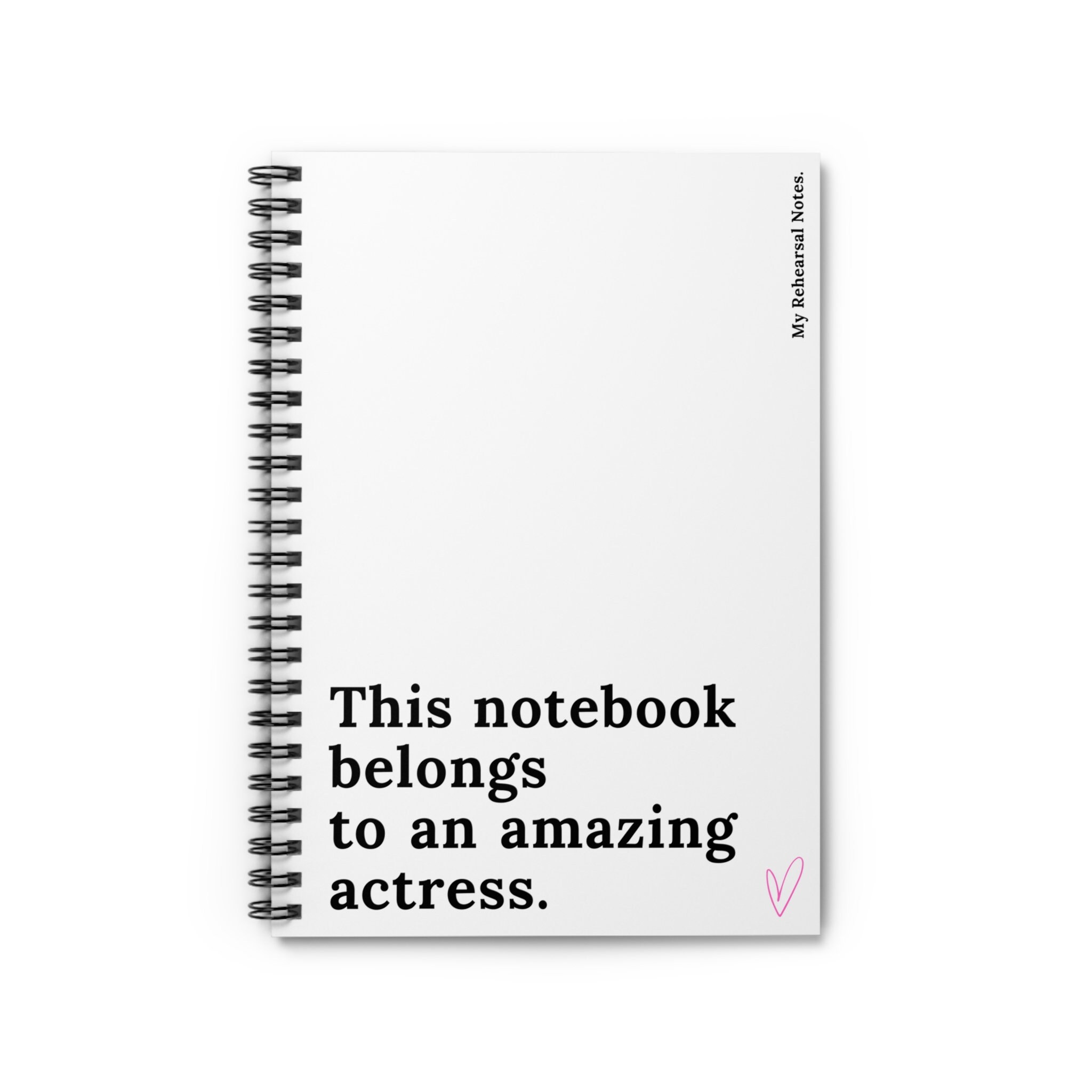Amazing Actress Rehearsal Notebook - Etsy