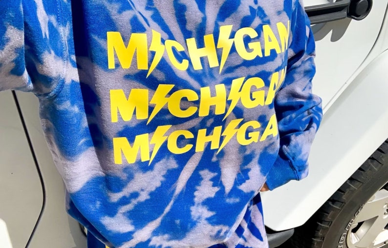 College Tie Dye Sweatshirt/ College Apparel/ Bleach Dye | Etsy