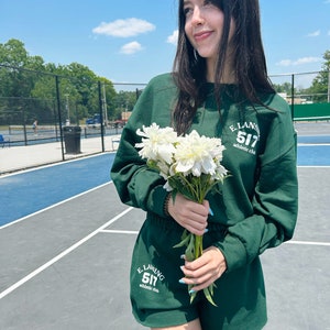 517 Athletic Club Sweatshirt and Shorts Set - Etsy