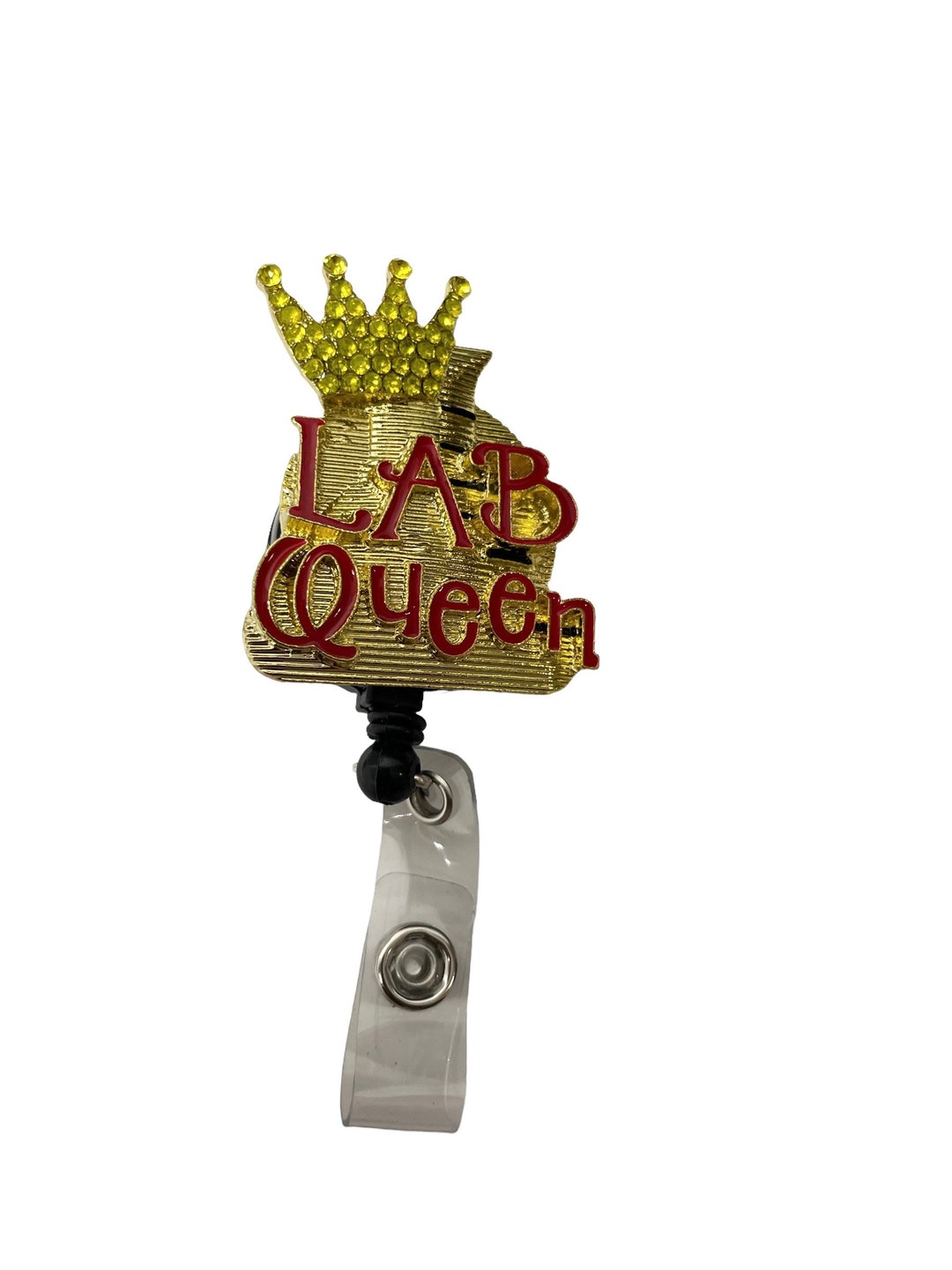 Lab Queen Badge Holder - Etsy