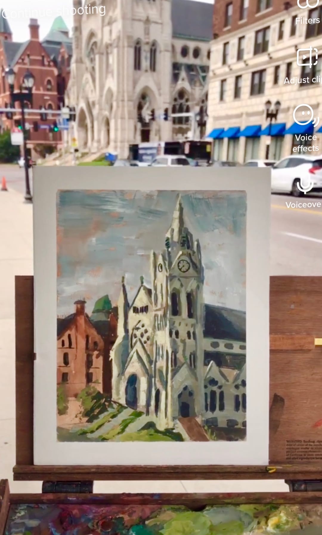 PRINT SLU Church Gouache Painting - Etsy