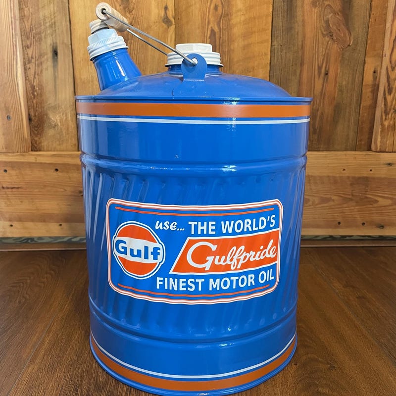 Antique Oil Cans 5 Gallons - Etsy