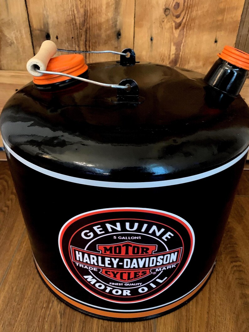 HARLEY-DAVIDSON Eagle Style Vintage 5 Gallon Gas Can - REFINISHED - Etsy