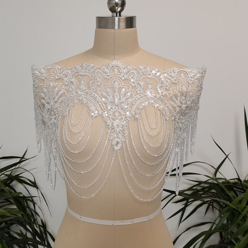 Handmade Wedding Shawl Prom Party Lace Shawl Lace Sequins - Etsy