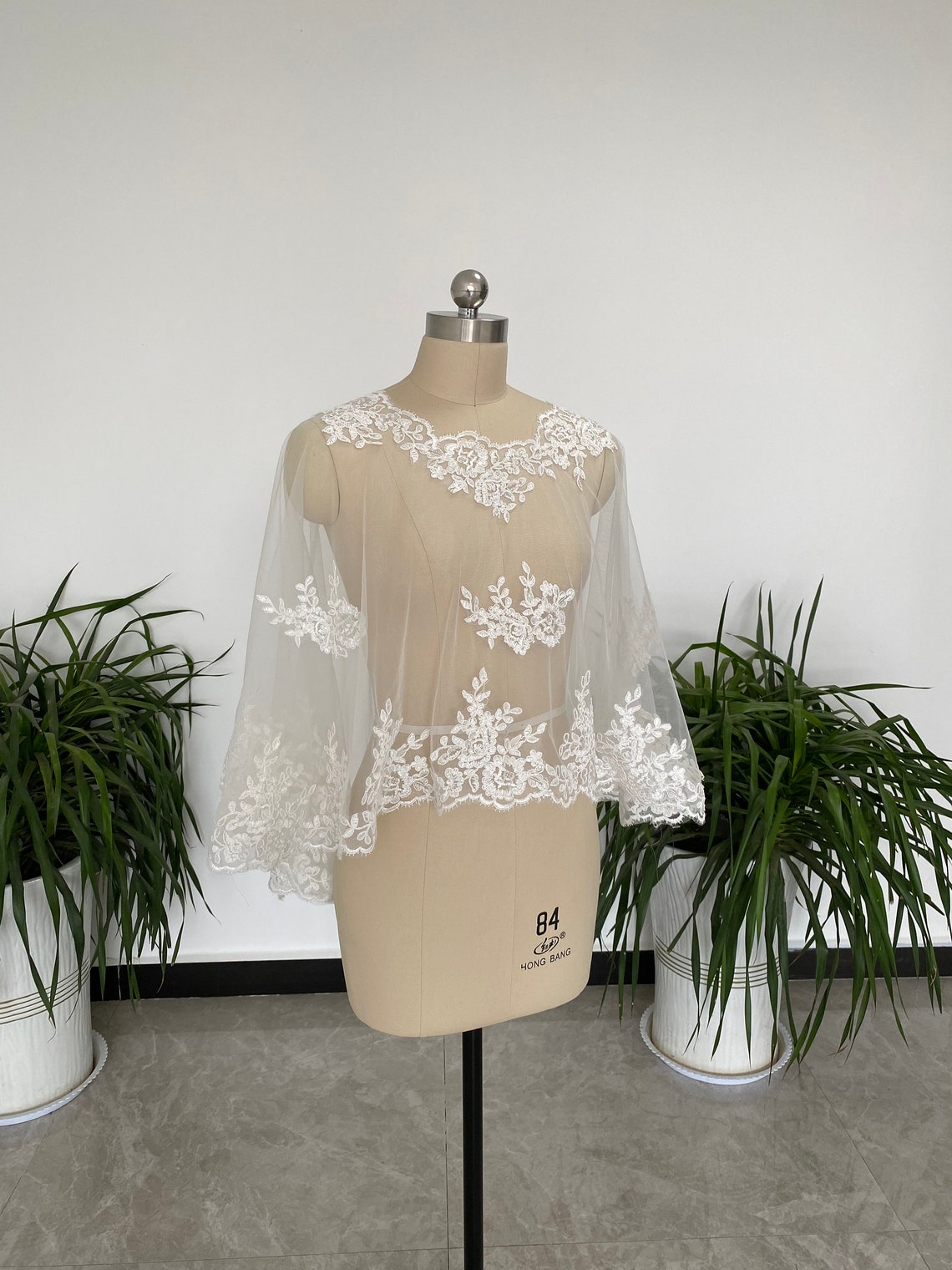 Lace Shawl Womens Party Prom Shawl Party Shawl Cape White or Ivory Lace ...