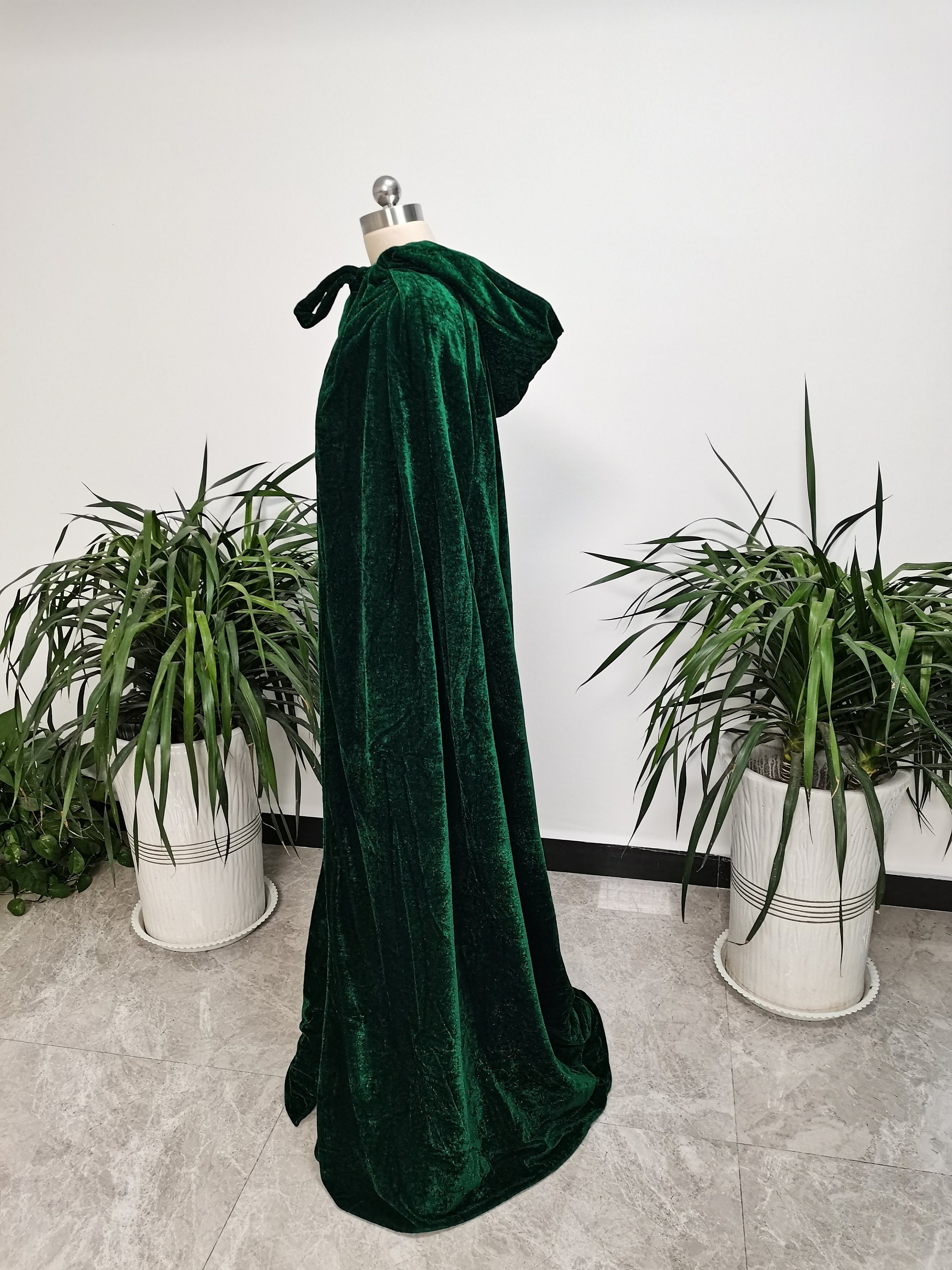 Hooded Cloak Bridal Wedding Cloak Coat Warm Shawl Cape Halloween Cloak ...