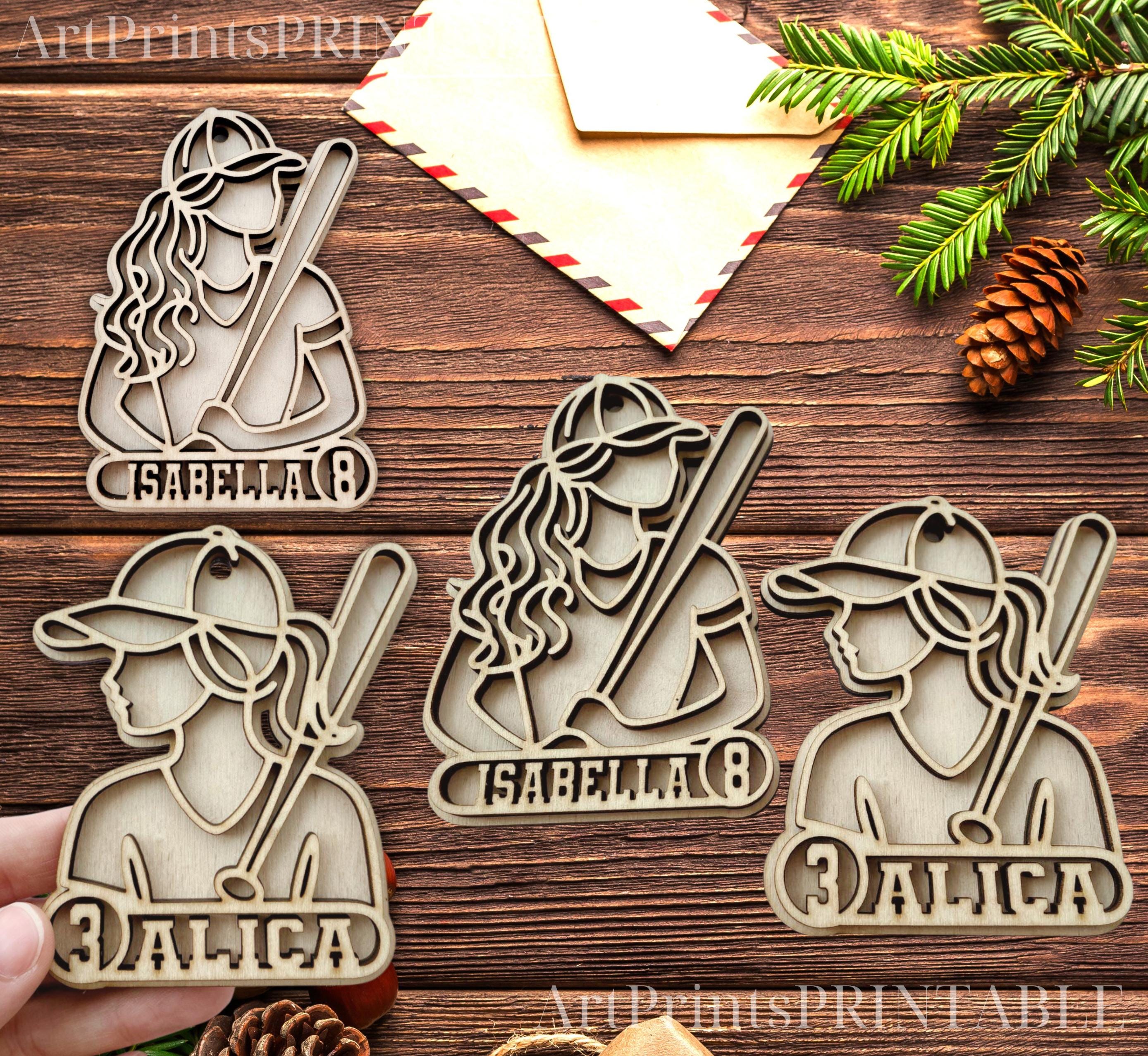 Stadium Series Spotlight Ornaments, Personalized Laser ,sized for ...