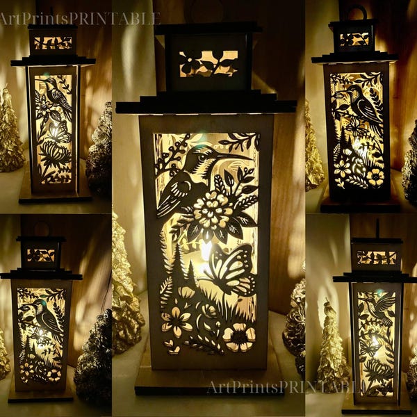 Hummingbird Lantern Solar - Etsy