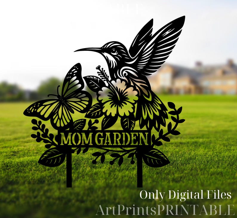 Laser Cut Files for Custom Metal Garden 5 Stake & Sign - Personalized ...