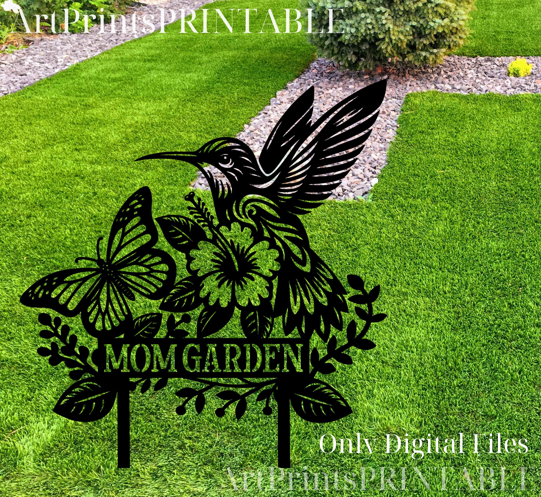 Laser Cut Files for Custom Metal Garden 5 Stake & Sign - Personalized ...