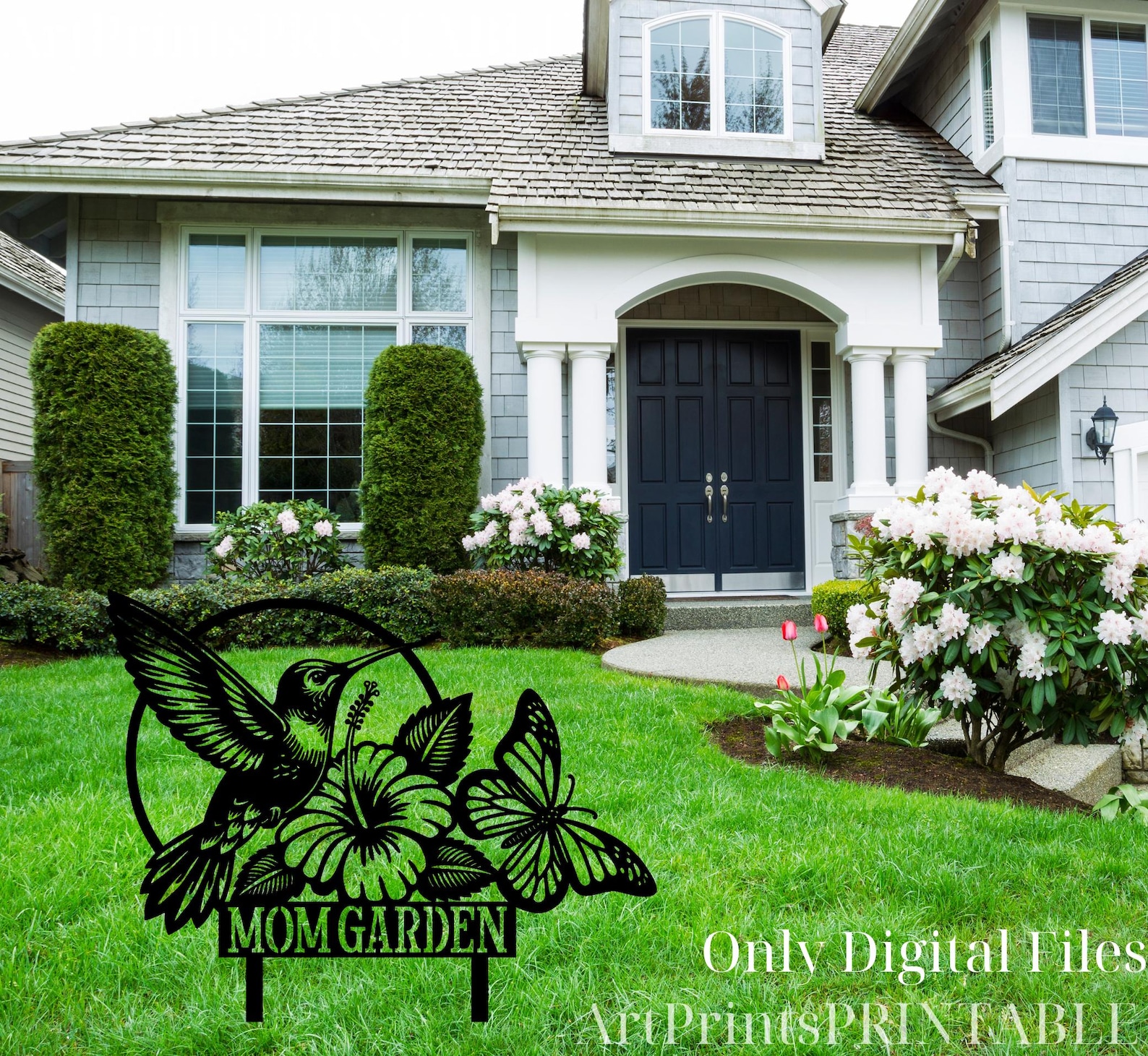 Laser Cut Files for Custom Metal Garden 5 Stake & Sign - Personalized ...