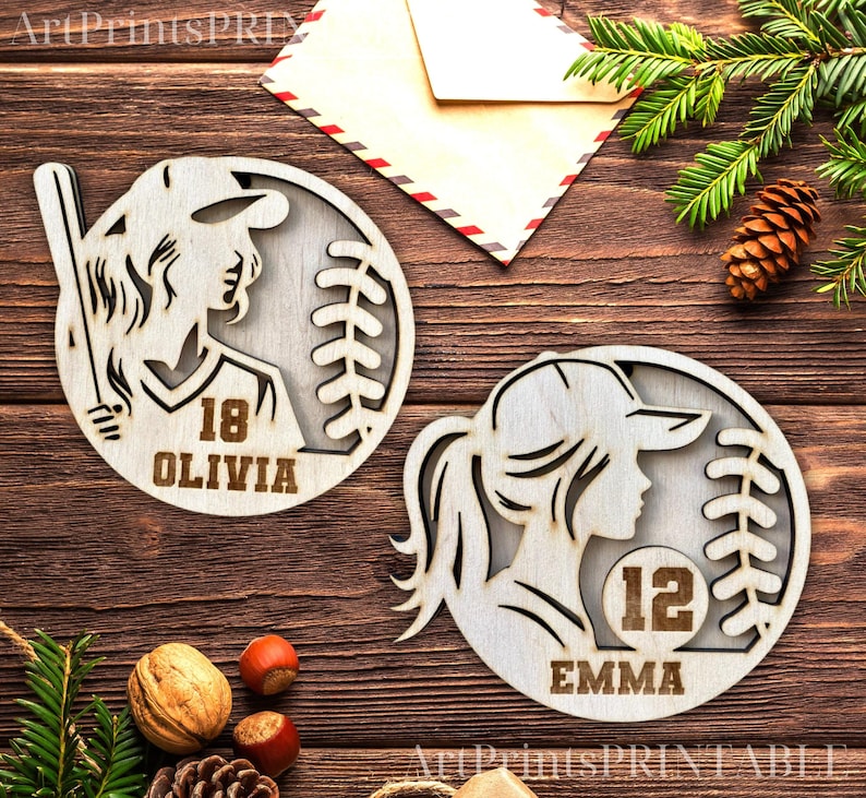 Stadium Series Spotlight Ornaments, Personalized Laser ,sized for ...
