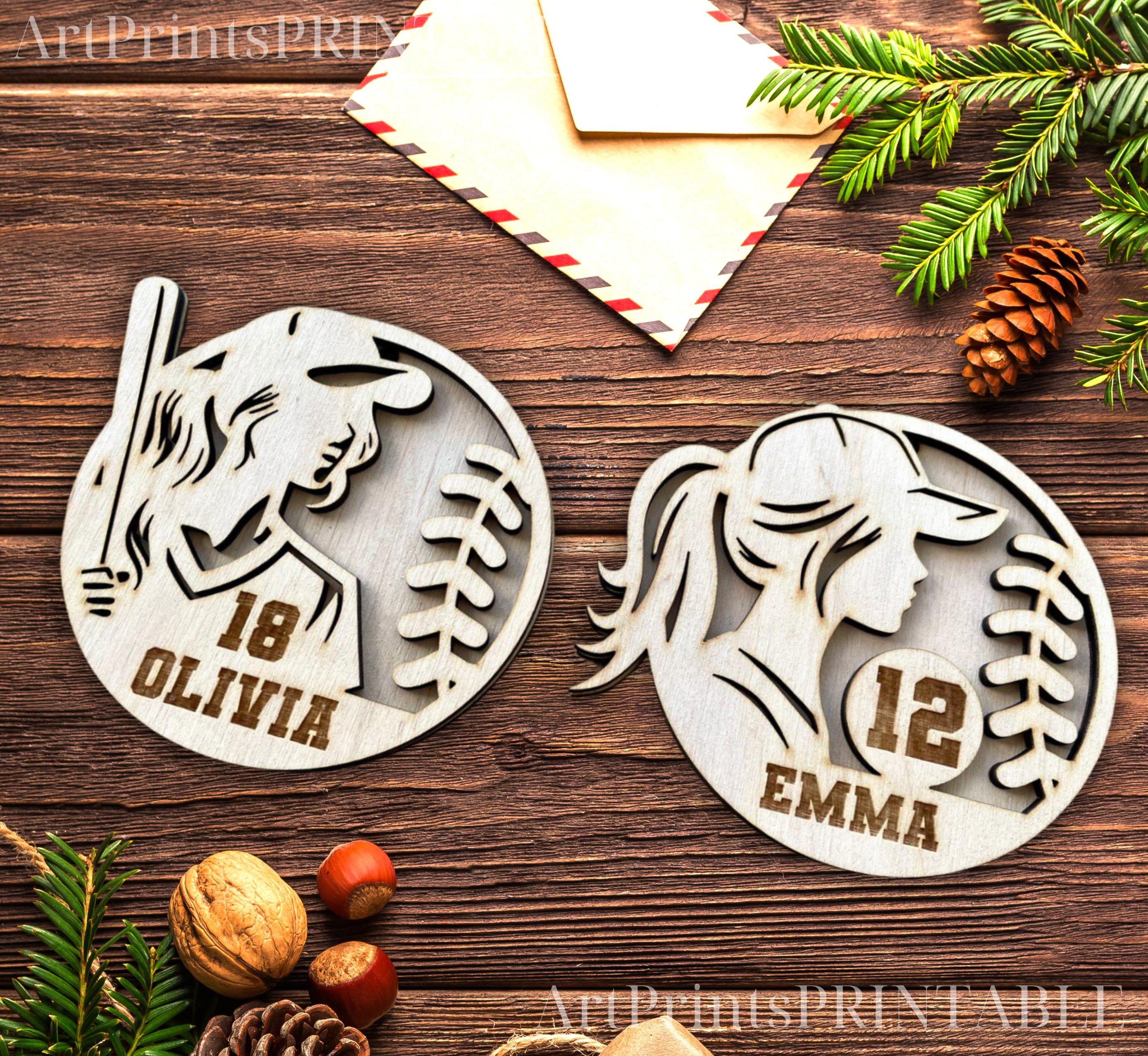 Stadium Series Spotlight Ornaments, Personalized Laser ,sized for ...