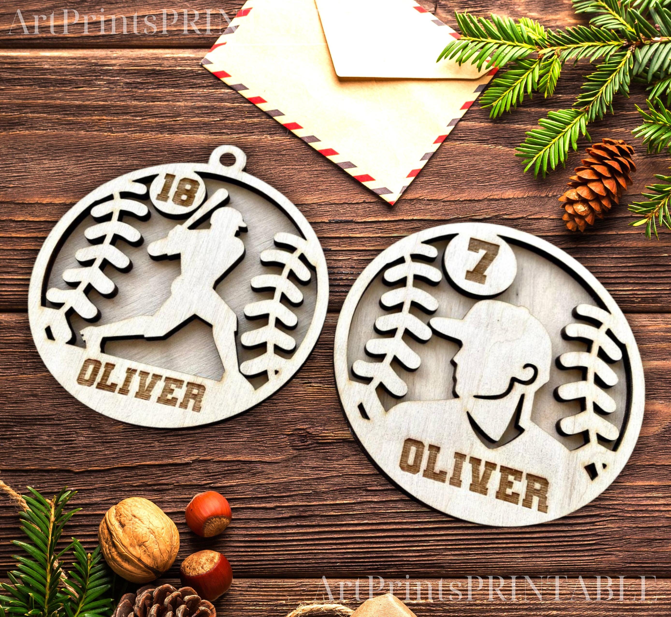 Stadium Series Spotlight Ornaments,personalized Laser ,sized for ...