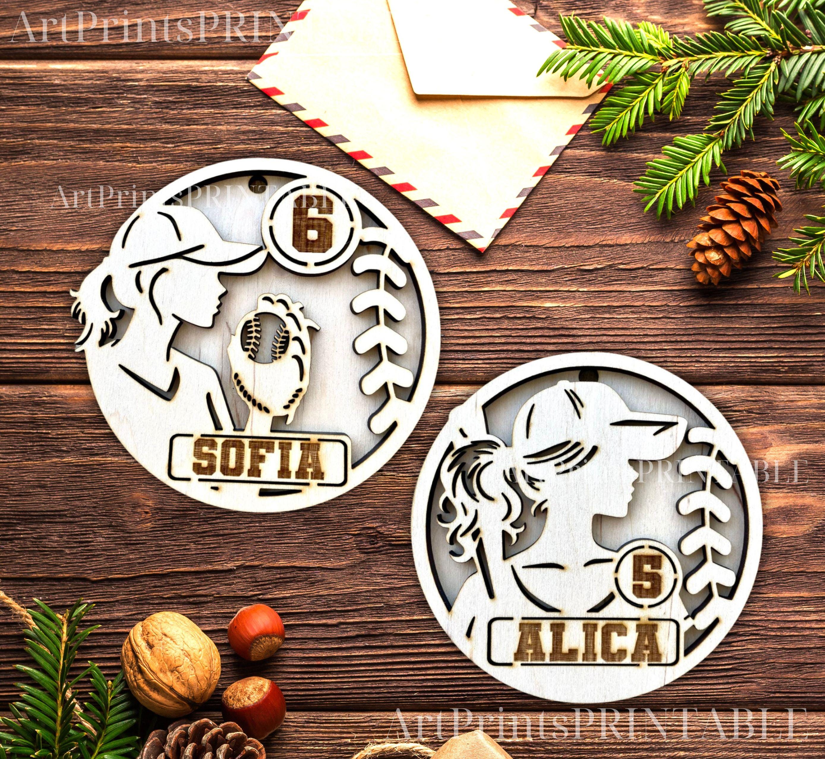 Stadium Series Spotlight Ornaments, Personalized Laser ,sized for ...