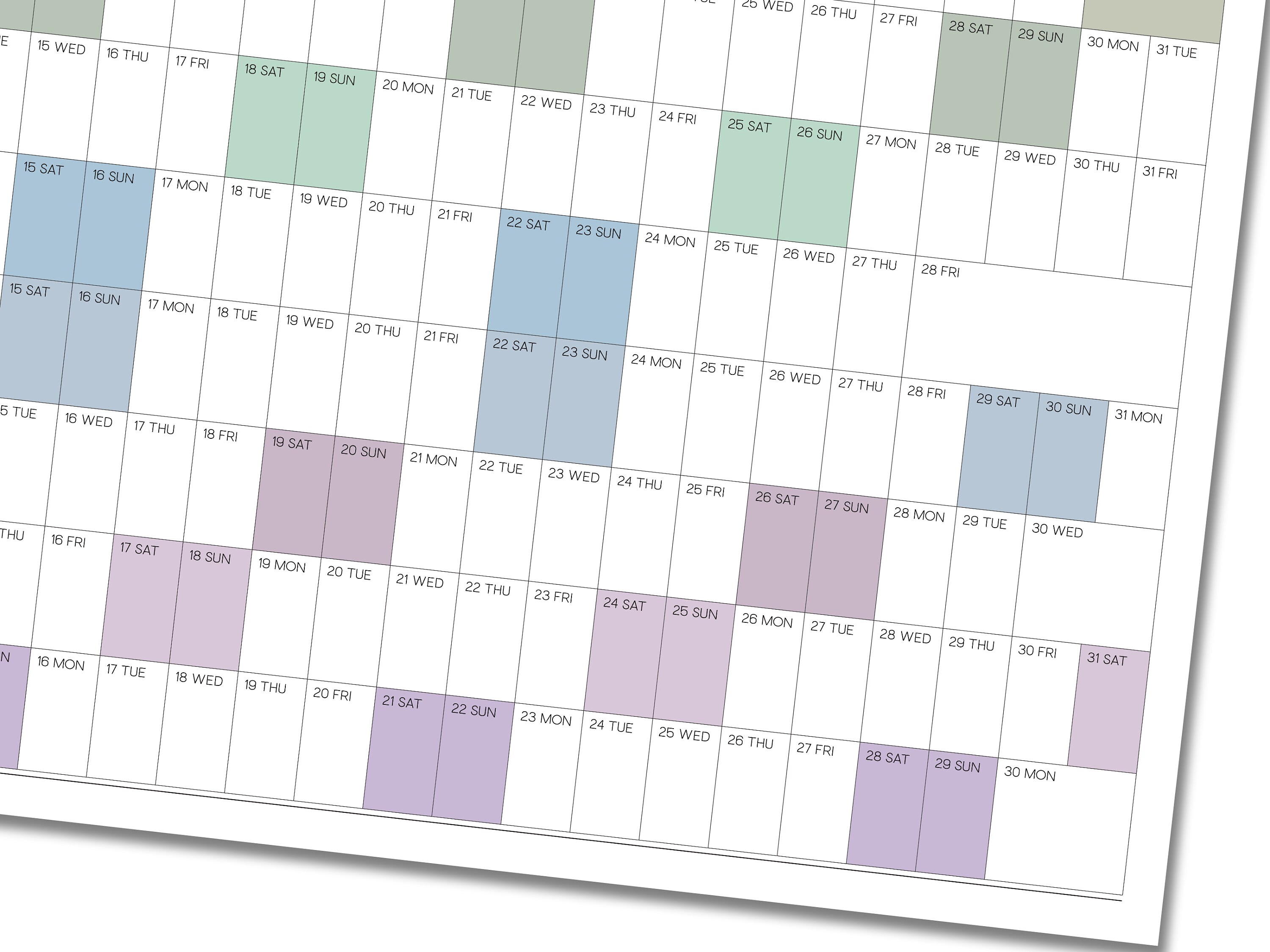 2024 2025 Printable July Wall Calendar, Academic Planner for Students ...