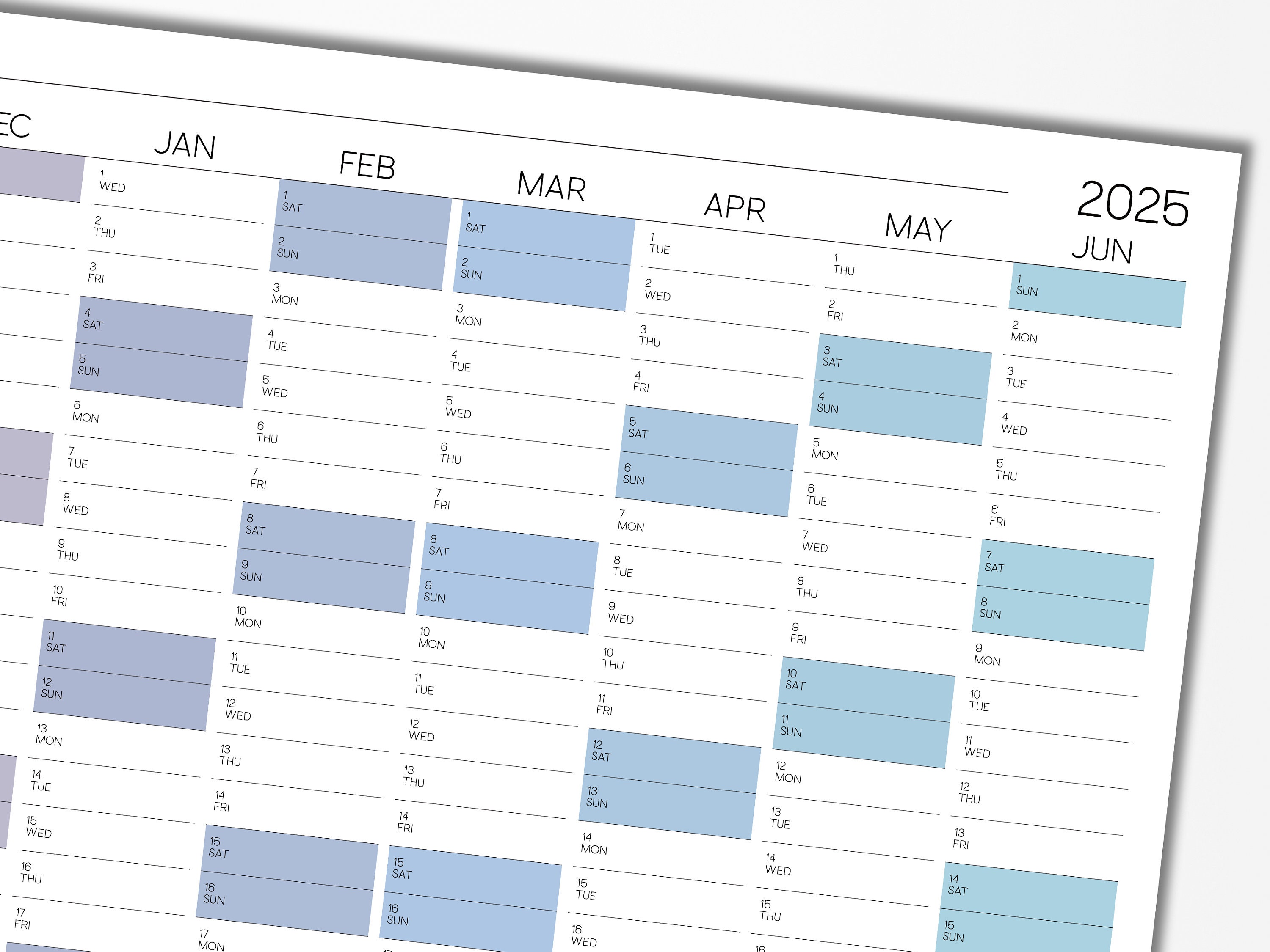 2024 2025 Printable July Wall Calendar, Academic Planner for Students ...