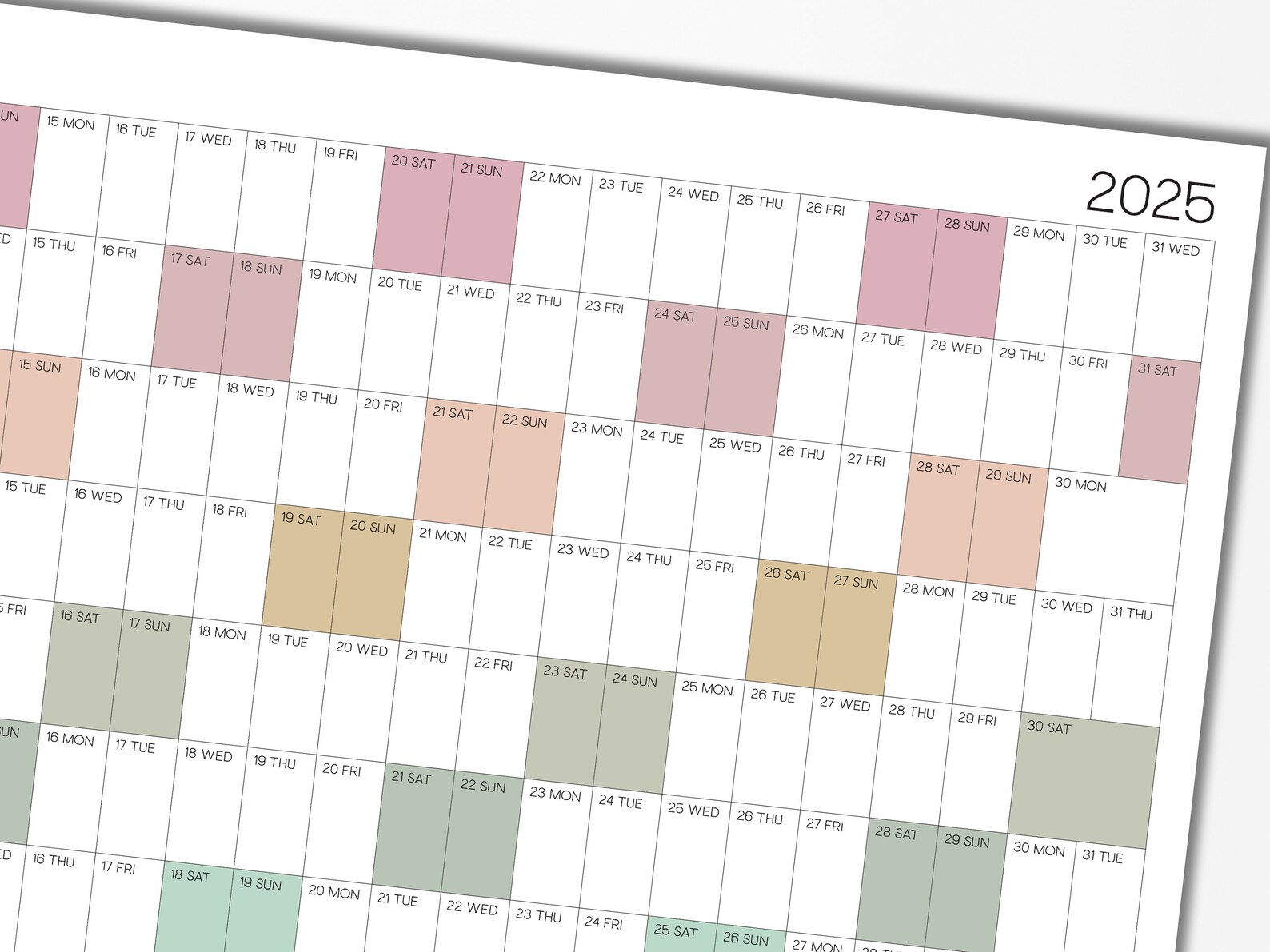 2024 2025 Printable July Wall Calendar, Academic Planner for Students ...