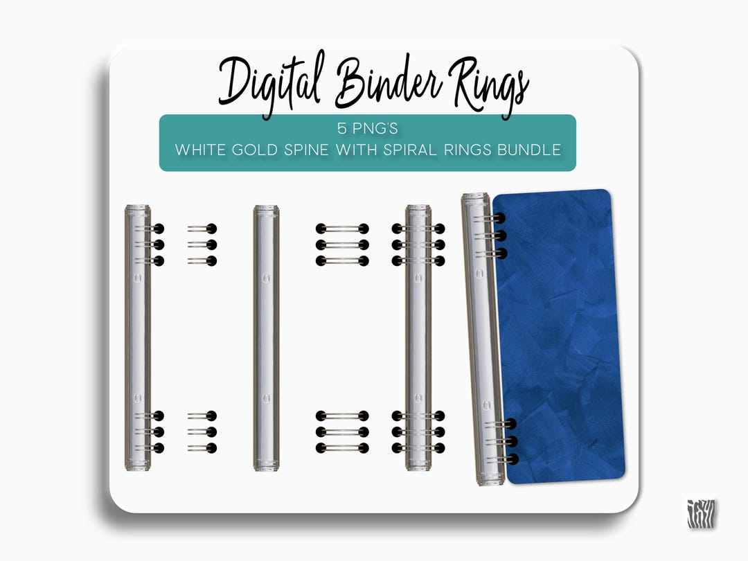 Spiral Digital Planner Binder Rings for Digital Journal & Planner ...