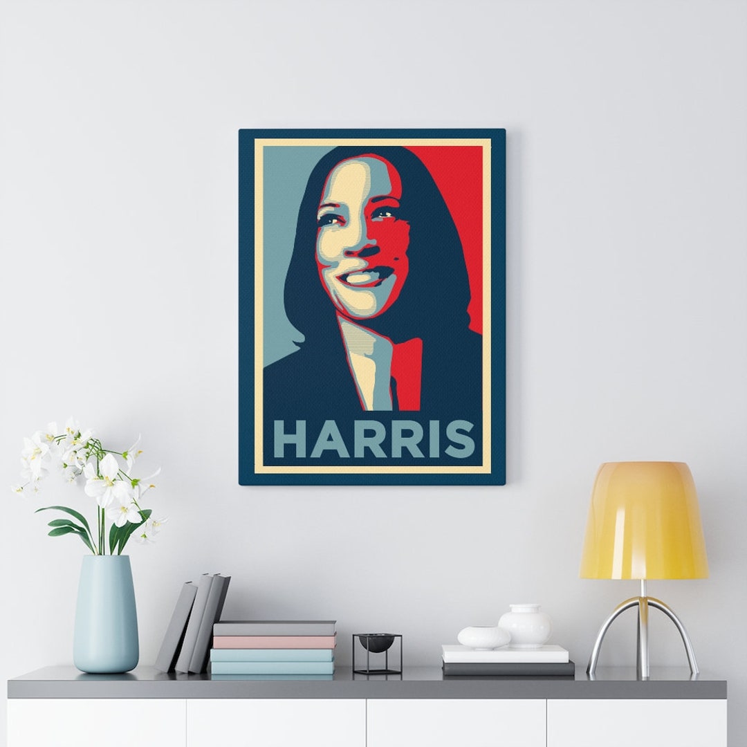Kamala Harris Canvas Print | Kamala Harris Art | Women Empowerment ...