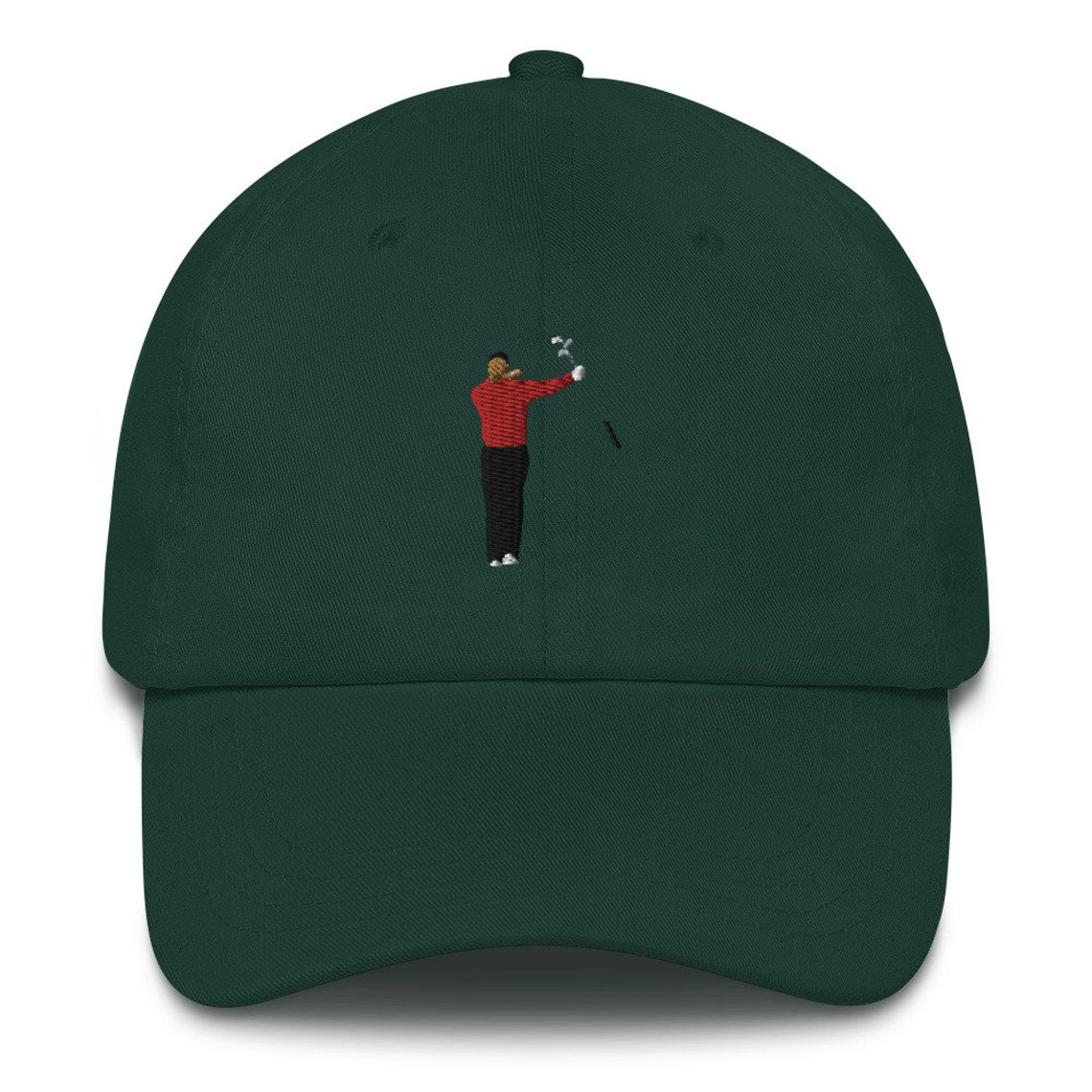 Golfer Club Twirl Embroidered Golf Hat Sunday Red Golf - Etsy