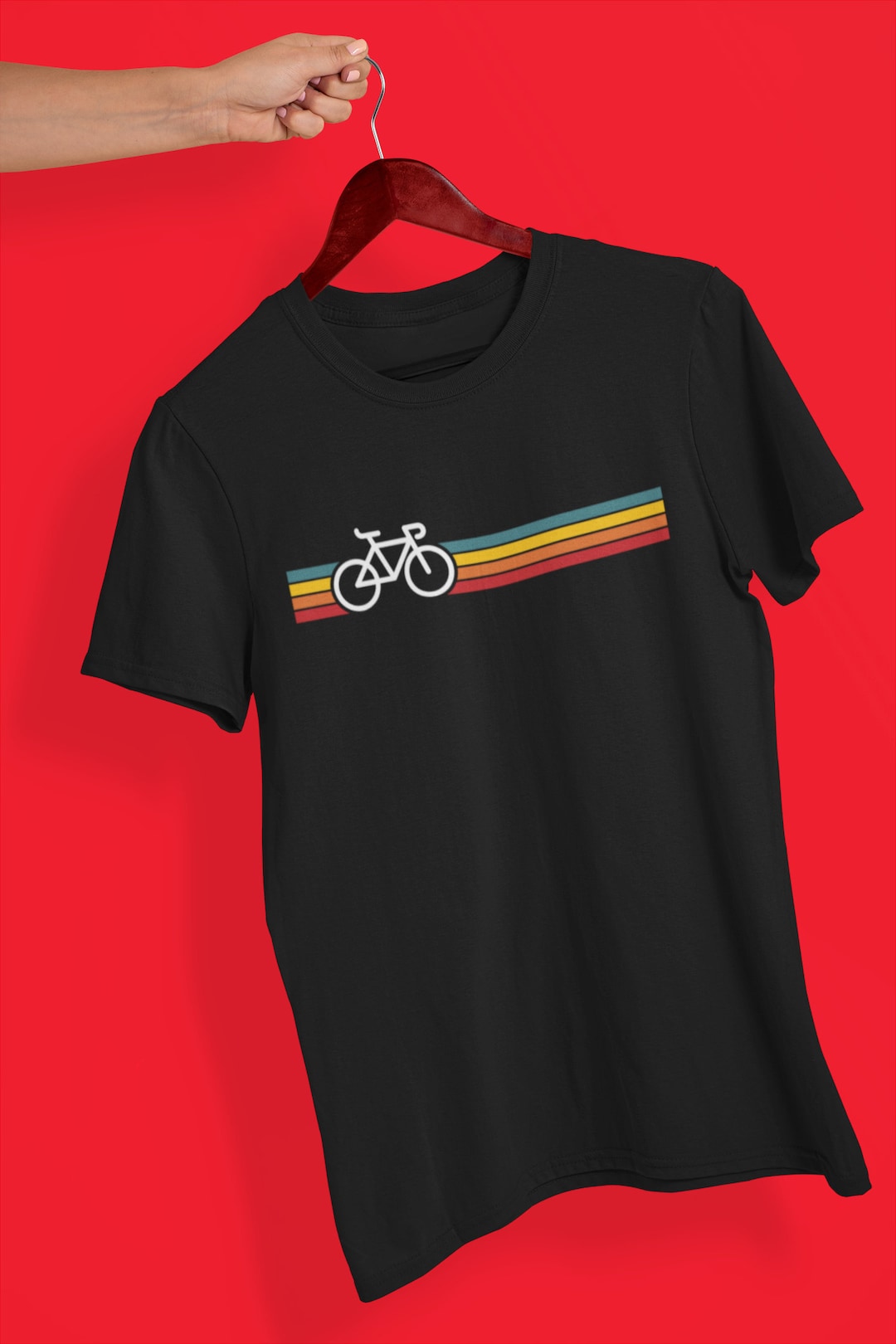 Cycling Shirt | Bicycle Shirt | Retro Bicycle T-shirt | Cycling T-shirt ...