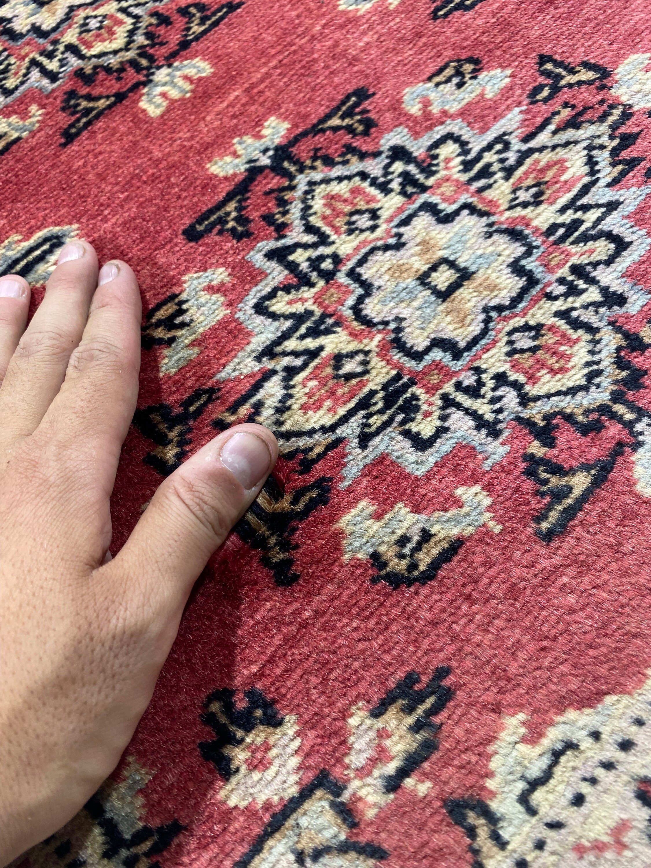 4x6 Red Jaldar Area Rug 4x6 Rug Table Rug Silk Rug - Etsy