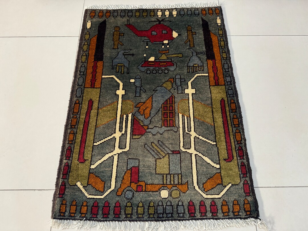 2x3 Flint Gray War Rug World Trade Center Rug 9/11 Rug 11 September Rug ...