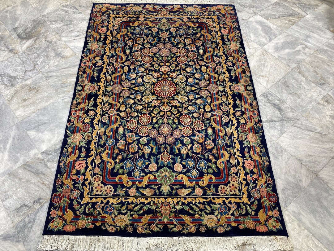 4x6 Teal Ziegler Area Rug 4x6 Rug Table Rug Silk Rug Living Room Rug ...