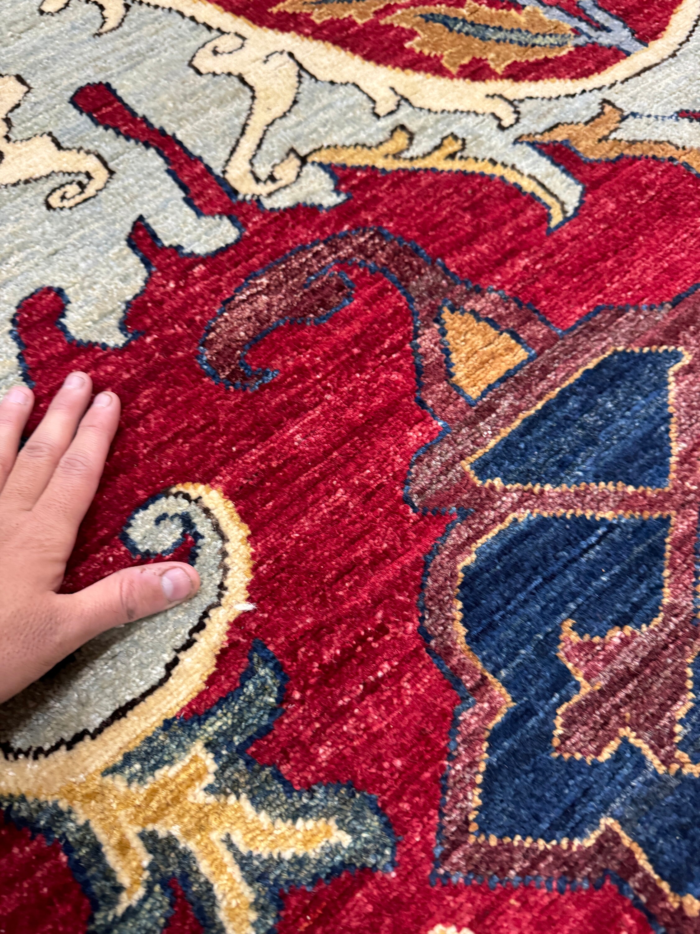 8x10 Red Oriental Rug - Classical Rug - Area Rug - Woolen Rug - Living ...
