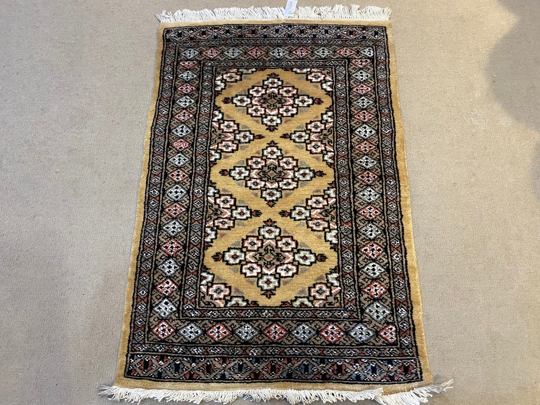 2x3 Beige Jaldar Rug Silk Rug Door Mat Rug Bathroom Rug Bath Mat Wall ...