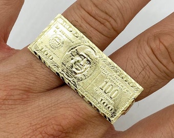 10k Double Finger Ring - Etsy